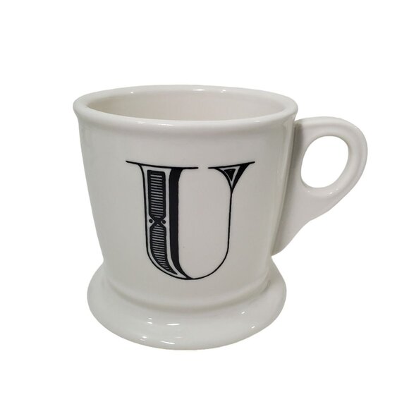 Anthropologie | Dining | Anthropologie Monogram Initial U Letter Footed ...